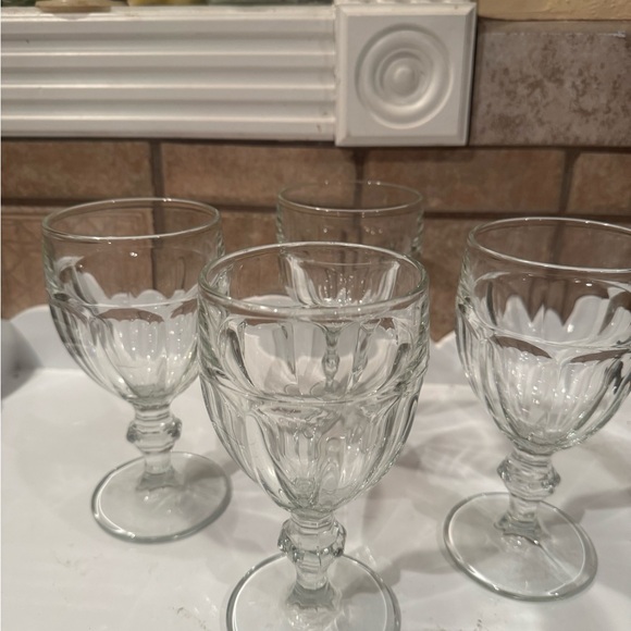 Libbey | Dining | Set Of 4 Libbey Gibraltar Goblet Duratuff Water ...